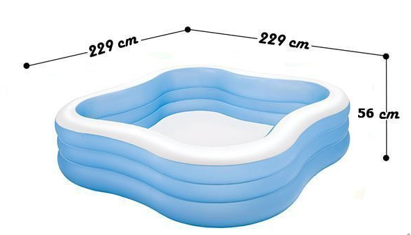 בריכה משפחתית מתנפחת INTEX 57495 229X229