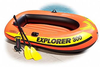 סירת אקספלורר 300+משוטים+משאבה INTEX 58332